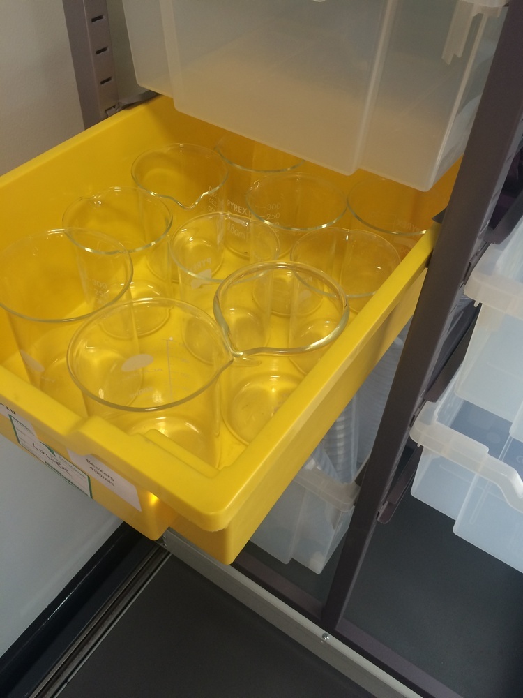 Laboratory Glassware Storage